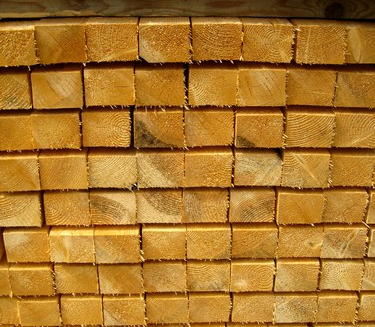 Chevron charpente traitée