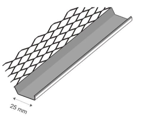 Profilé stop enduit déployé CHABANNE