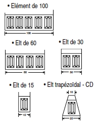 Bordure ilot directionnel béton BONNA SABLA