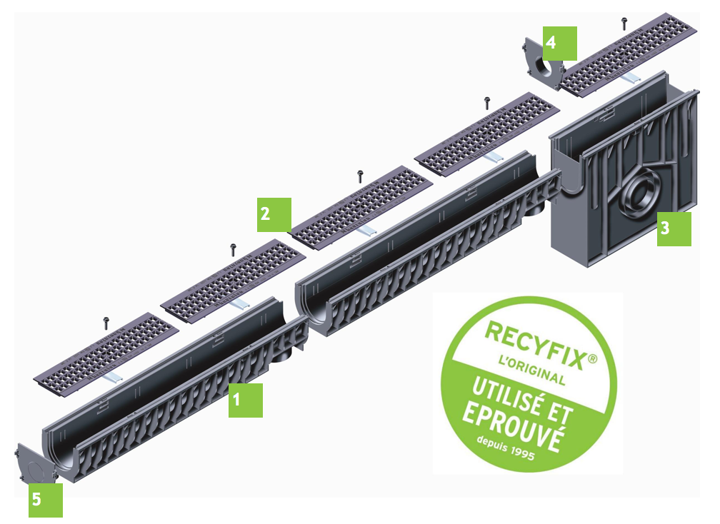 Caniveau RECYFIX®STANDARD