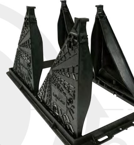 Tampon fonte T-Max avec cadre 400KN PAM