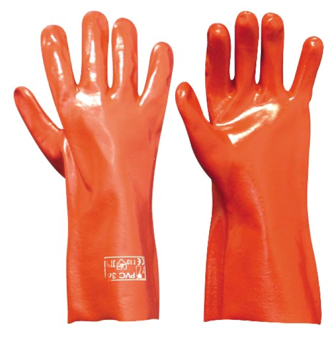 Gant Enduit PVC36 rouge